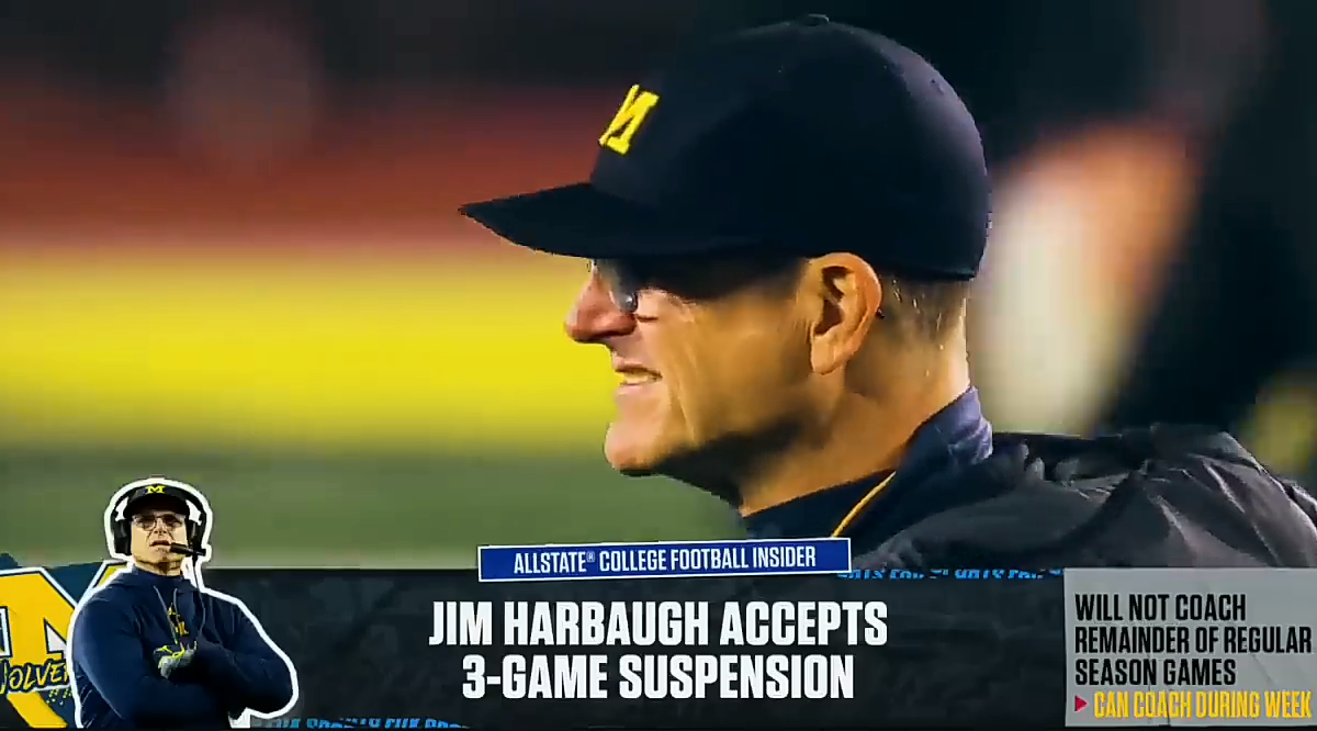 Bruce Feldman breaks down details of Jim Harbaugh’s suspension in ... Bruce Feldman breaks down details of Jim Harbaugh’s suspension in ...